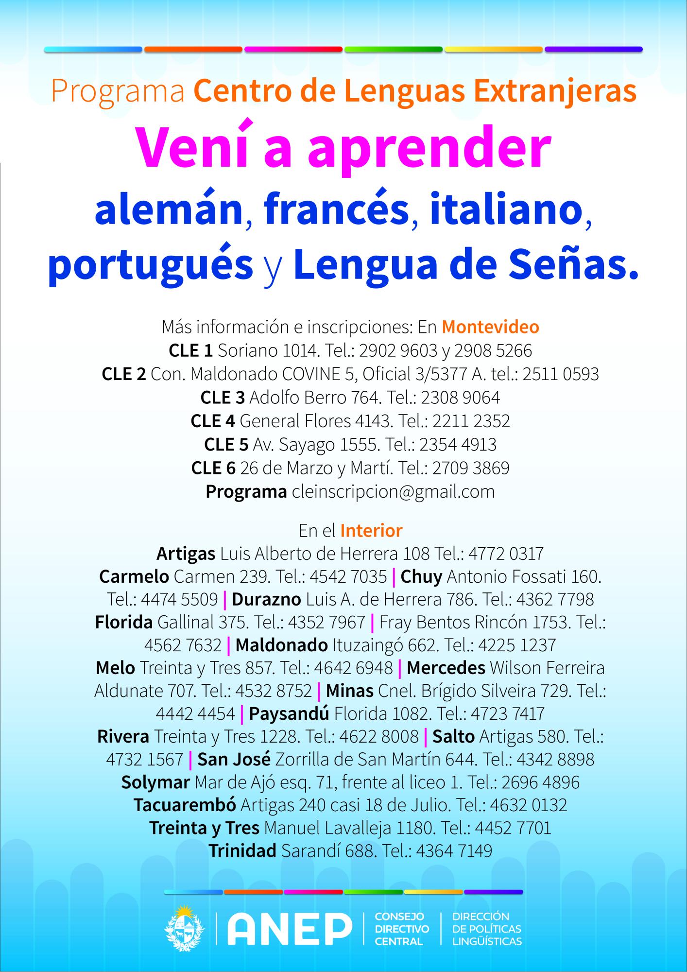 Centros de Lenguas Extranjeras – Instituto de Enseñanza de la Construcción